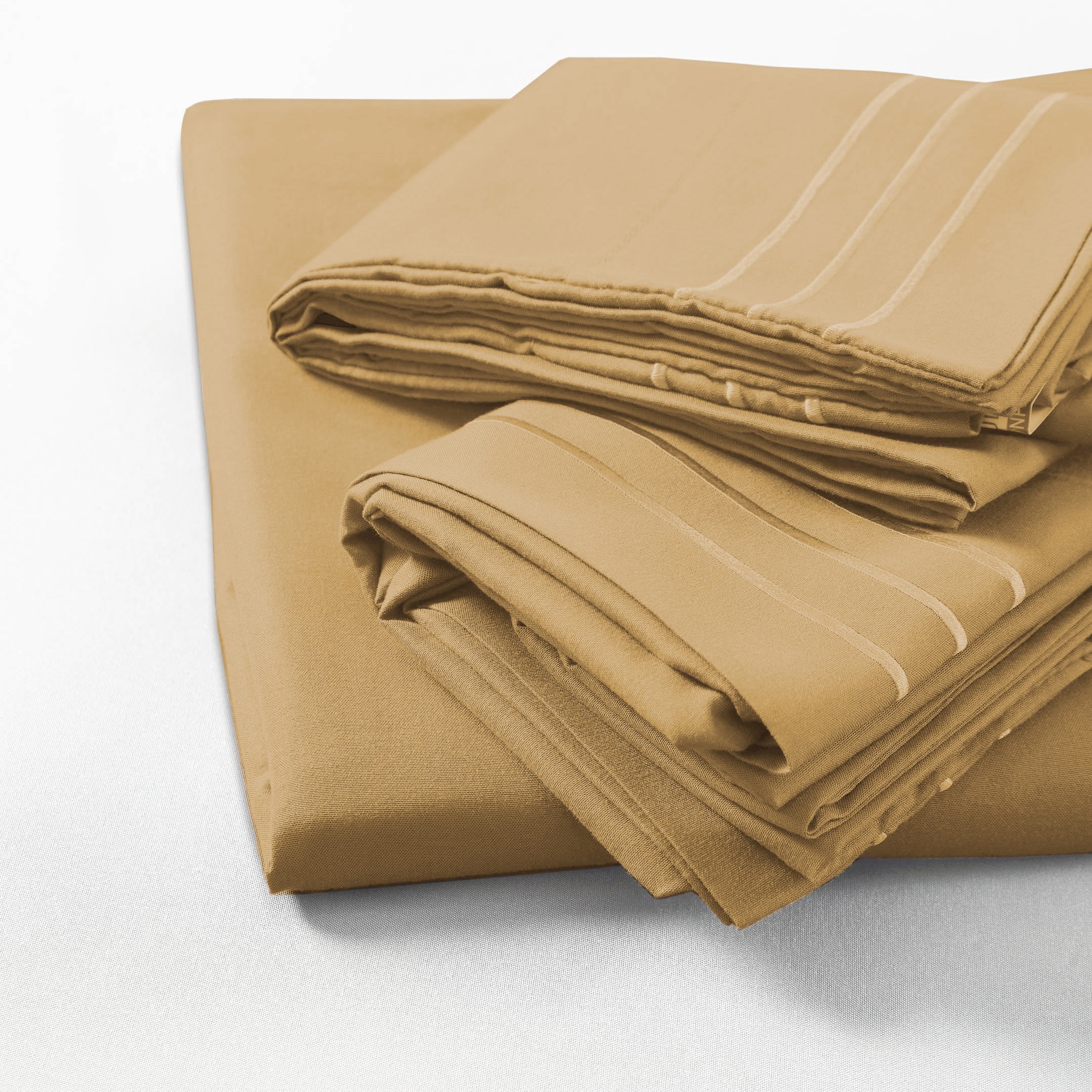 Qatan Queen 6 Piece Sheet Set – Deep Pocket Fitted Sheet, Flat Sheet, 4 ...