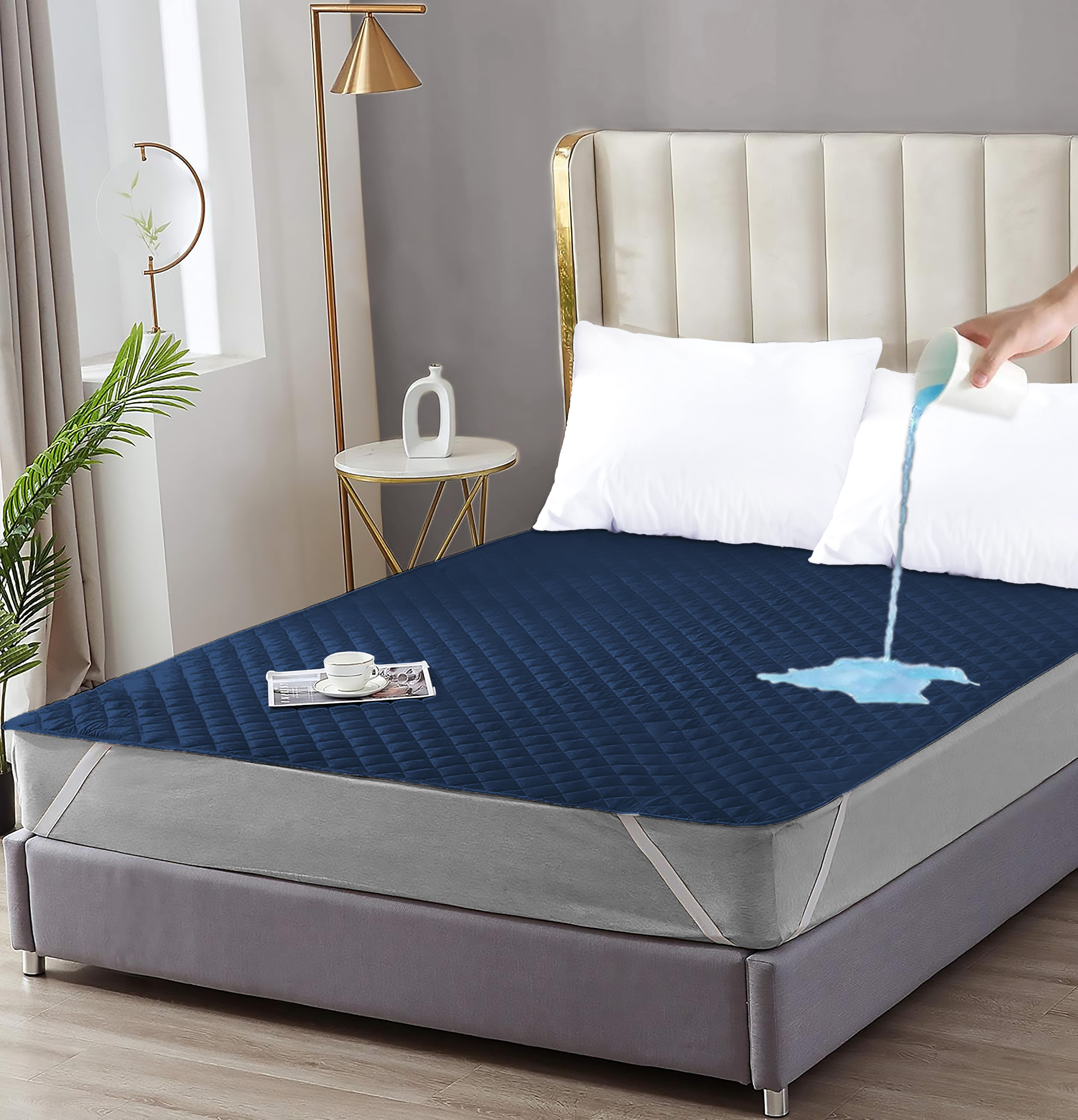 Qatan Twin XL Mattress Protector – 100% Waterproof – Fits Deep ...