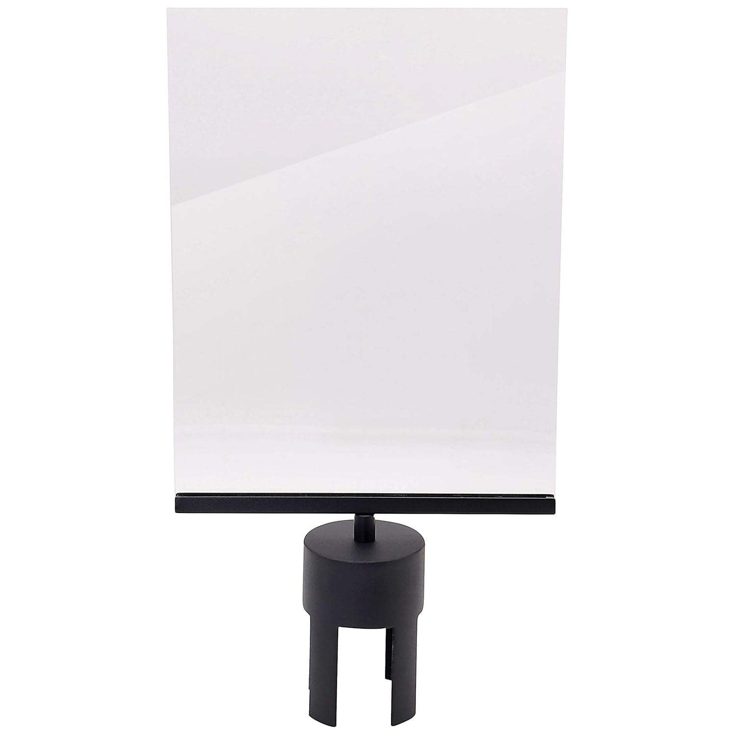 Qbuster Vertical Paper Sign Holder with Acrylic Frame, Fits 2.5 ...