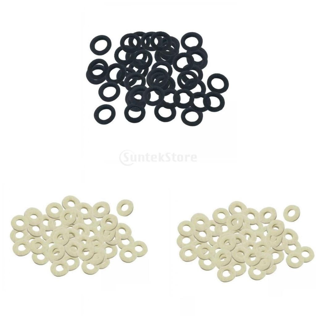 QccHieUs 150 X Cornet Trumpet Valve Felt Washers Pad Musical Instrument ...