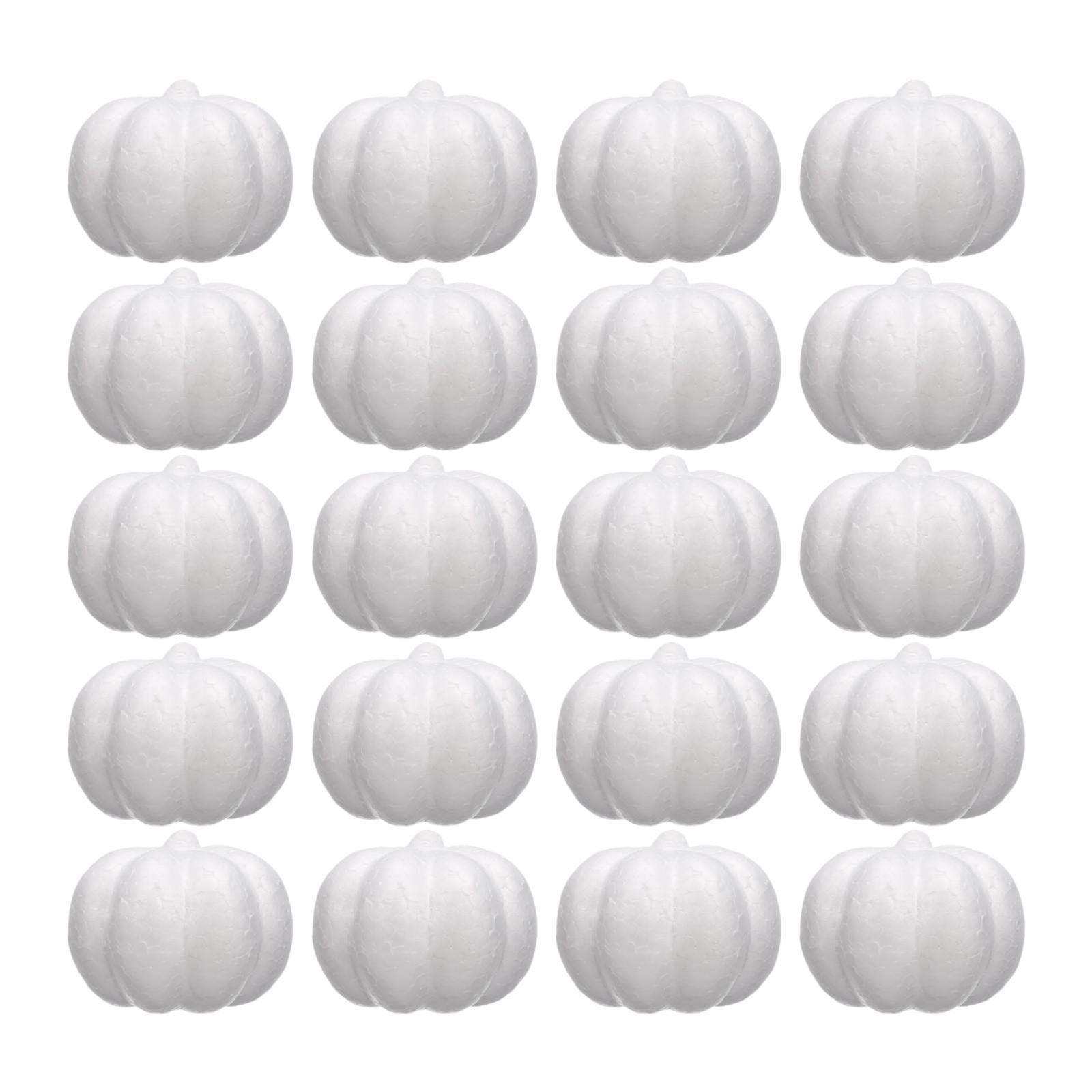QccHieUs 20 Pieces Foam Pumpkins Arts and Craft Kids Gift Decorative ...