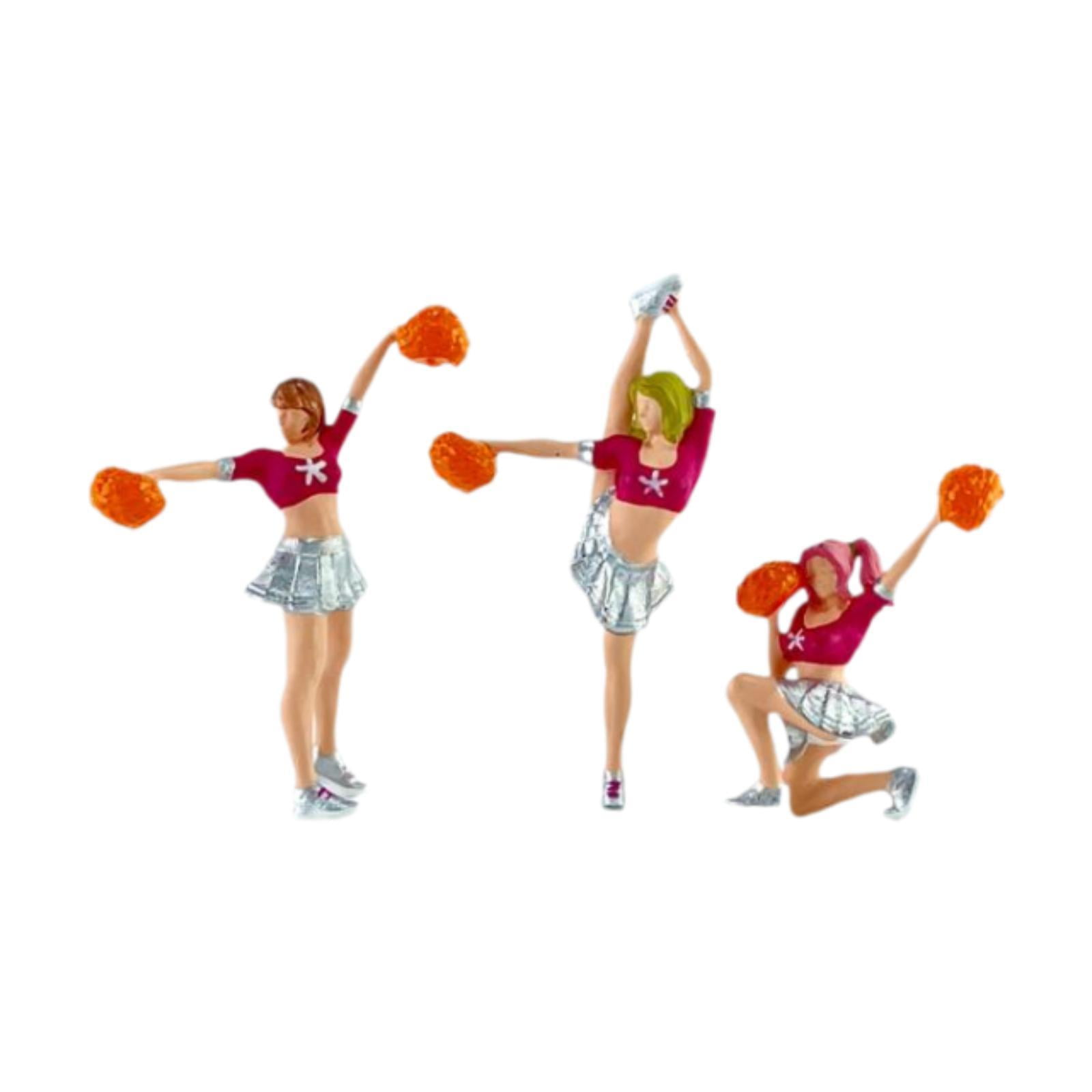 QccHieUs 3 Pieces 1/64 Scale Model Figure Set Tiny People Fairy Garden ...