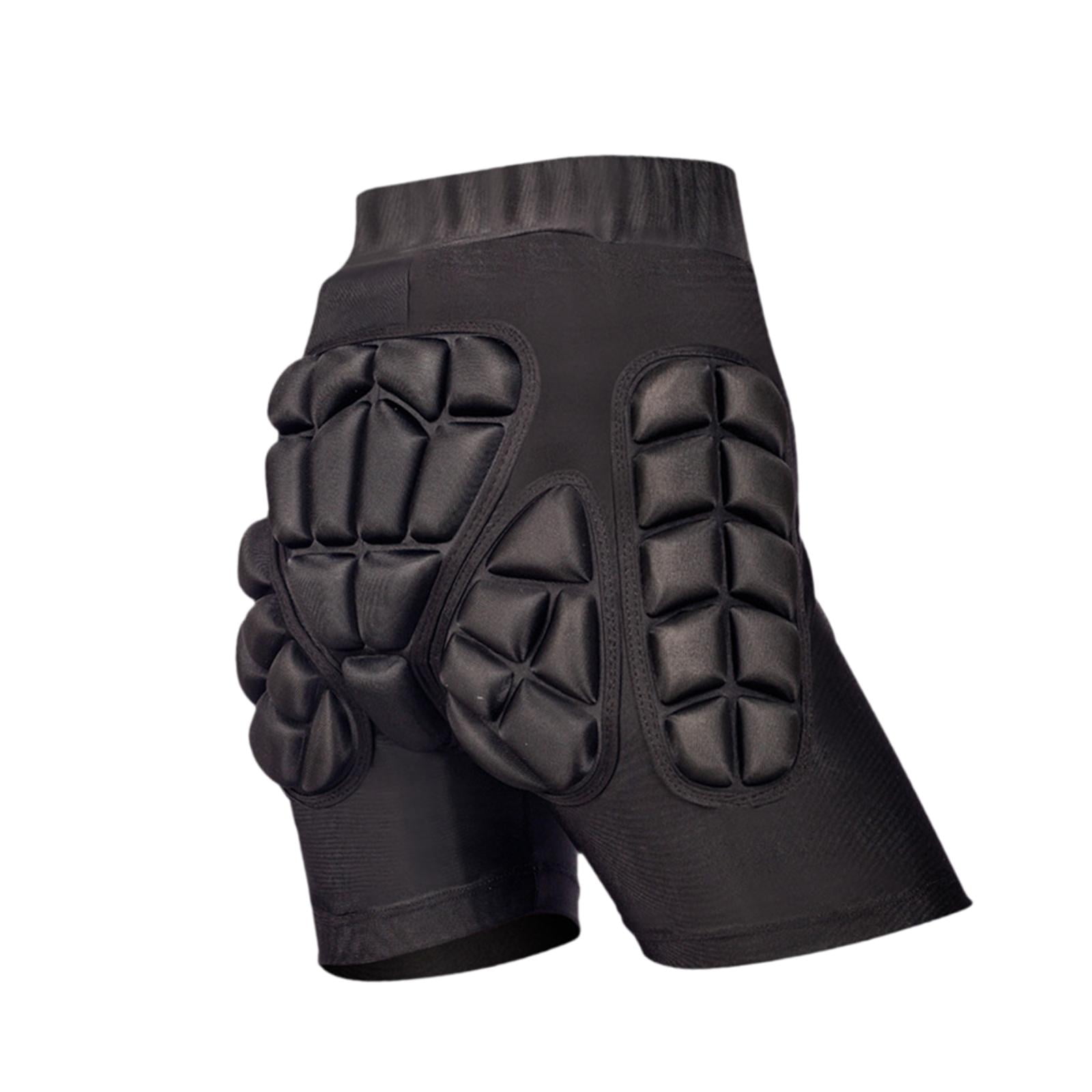 QccHieUs 3D Hip Protection Padded Shorts, Shockproof Activewear ...