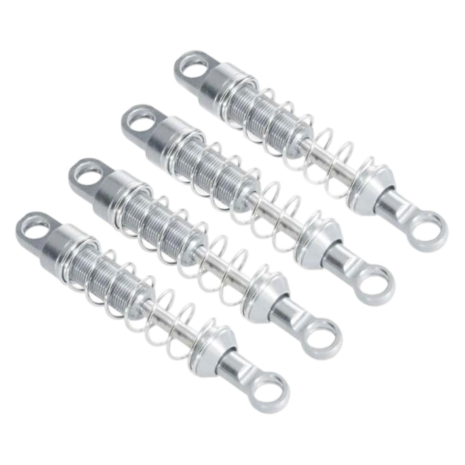 QccHieUs 4 Pieces Metal RC Car Shock Absorbers Spare Parts Assembled ...
