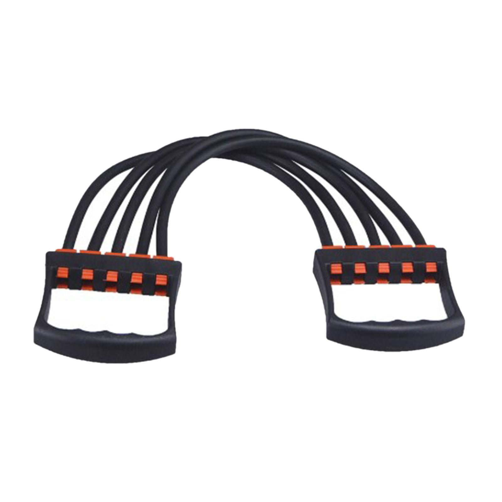 QccHieUs 5 Tubes Resistance Bands Adjustable Portable Multifunction ...
