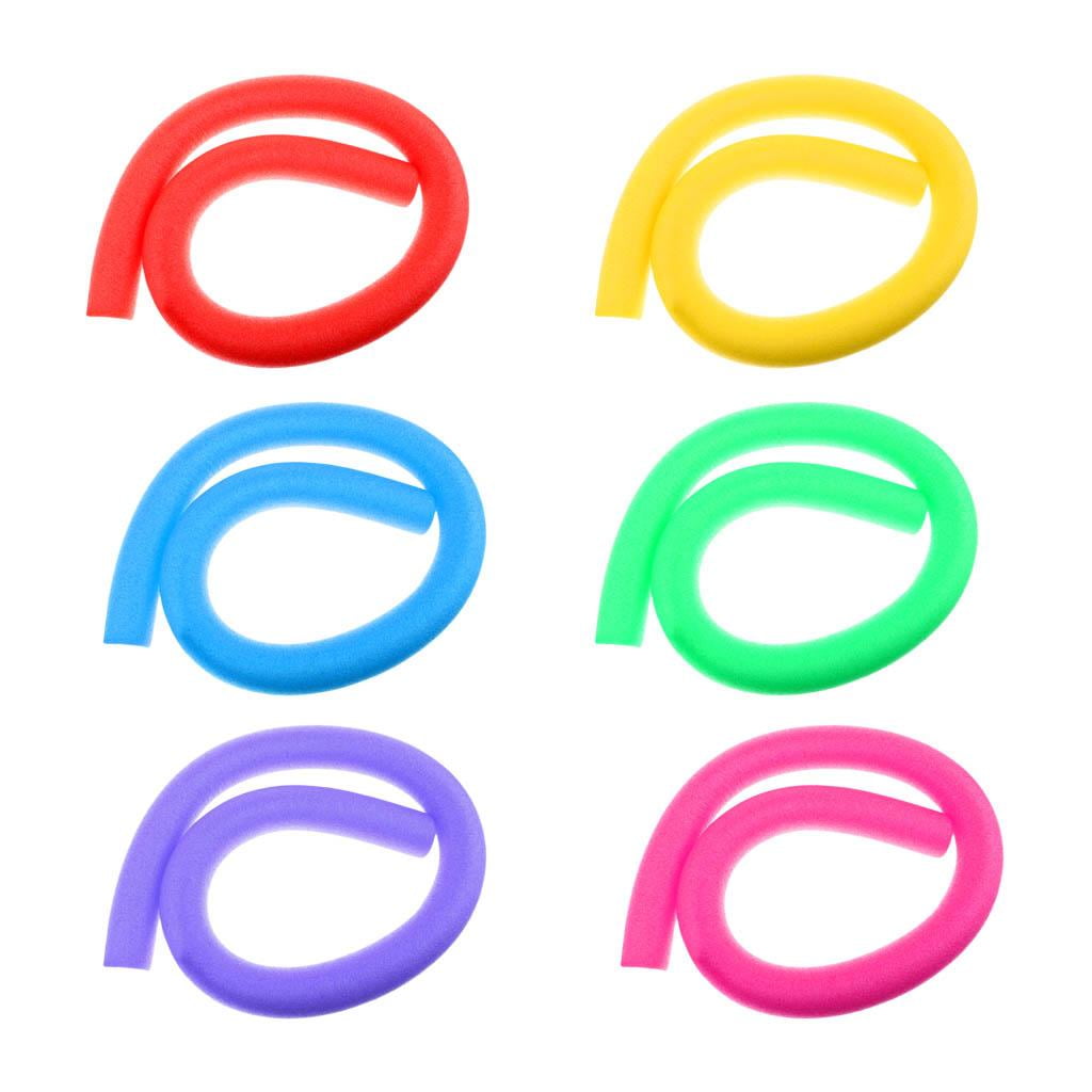 QccHieUs 6 Pieces (6 Colors) Swimming Pool Noodle Water Float for ...
