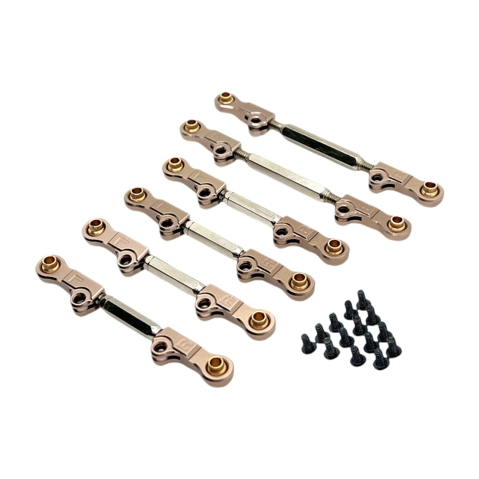 QccHieUs 6 Pieces RC Chassis Link Rod RC Model Vehicle Parts ...