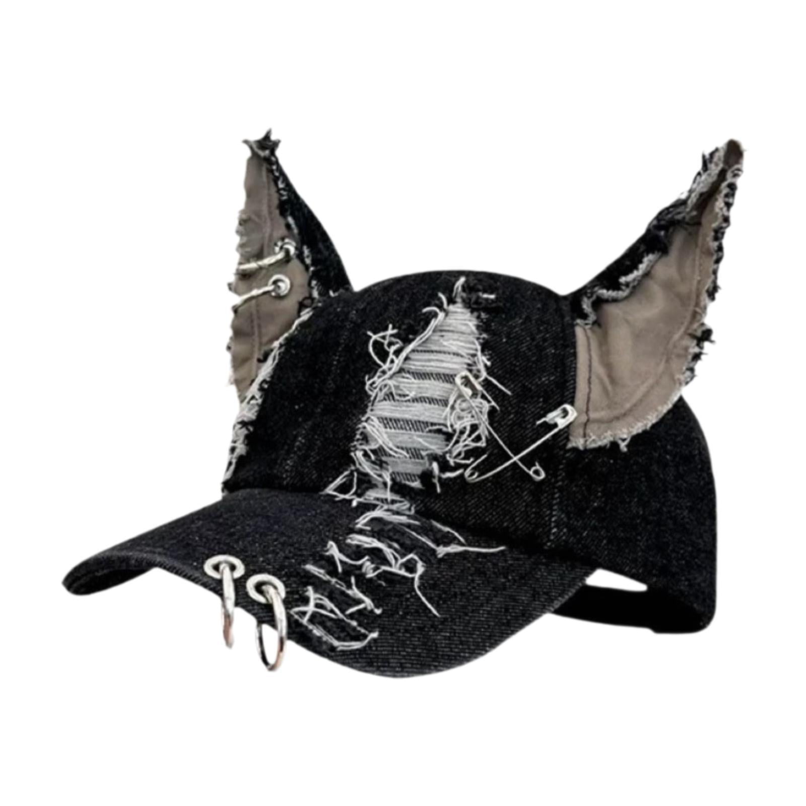 QccHieUs Animal Ear Baseball Cap Dance Hat Breathable Fashionable ...