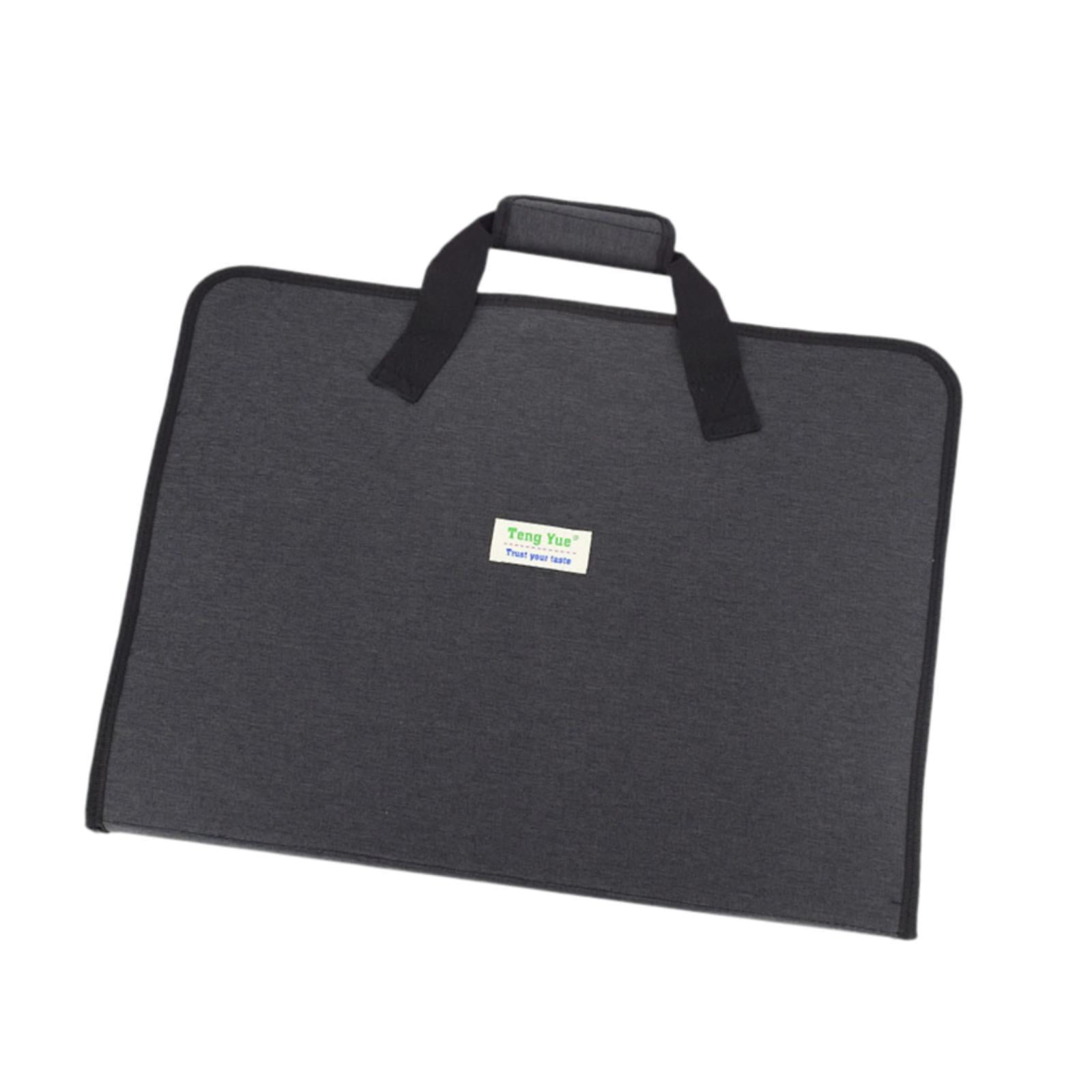 QccHieUs Art Portfolio Bag Arts Storage Case Large Carrier Organizer ...