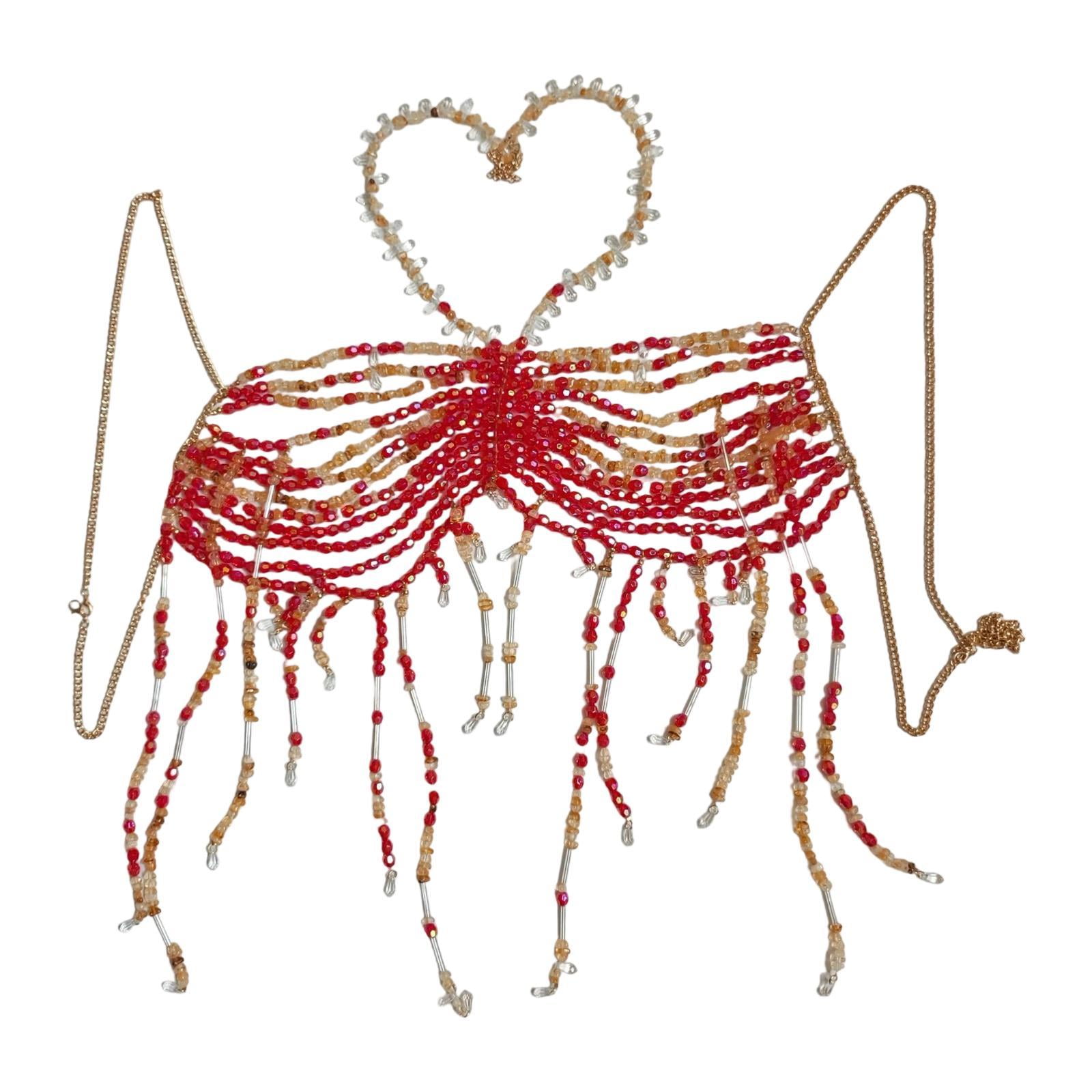 QccHieUs Body Chain Bra Fashionable Gift Elegant Jewelry for Cosplay ...