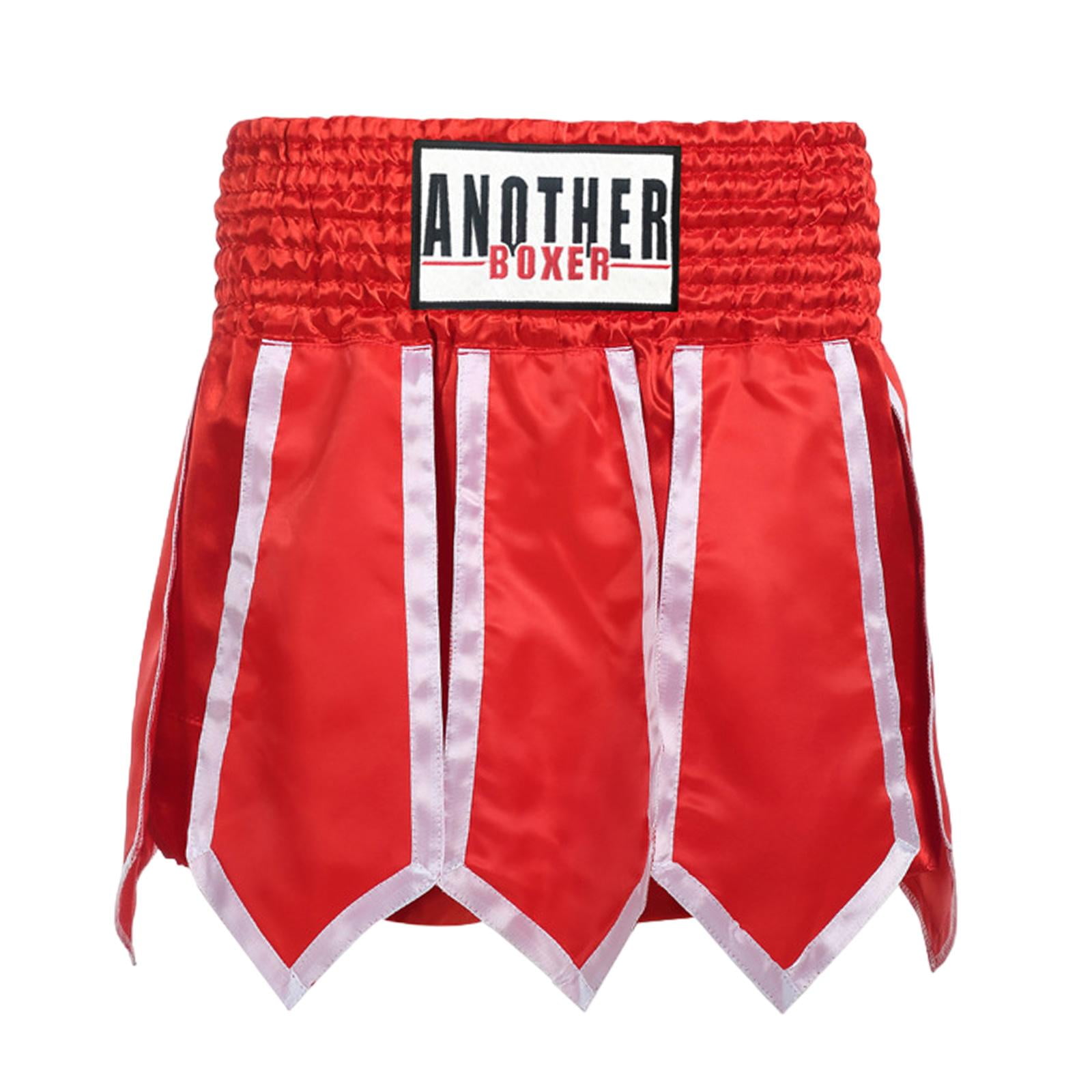 QccHieUs Boxing Shorts Boxing Trunks Fight Clothing Streamer Style ...