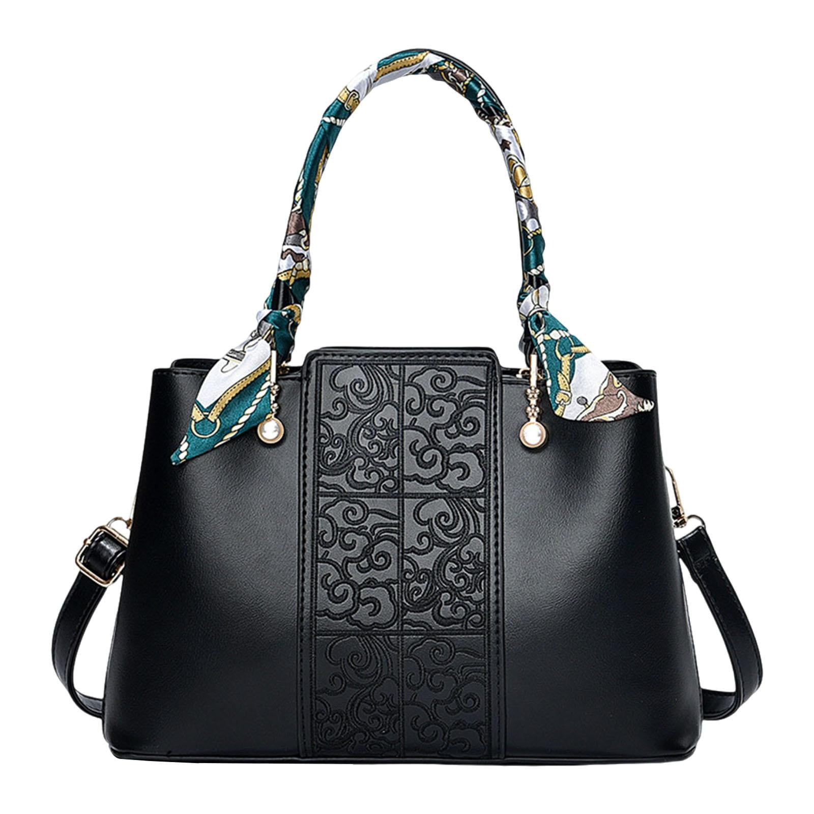 QccHieUs Handbag for Women Carrier Top Handle Bag for Wedding Daily Use ...