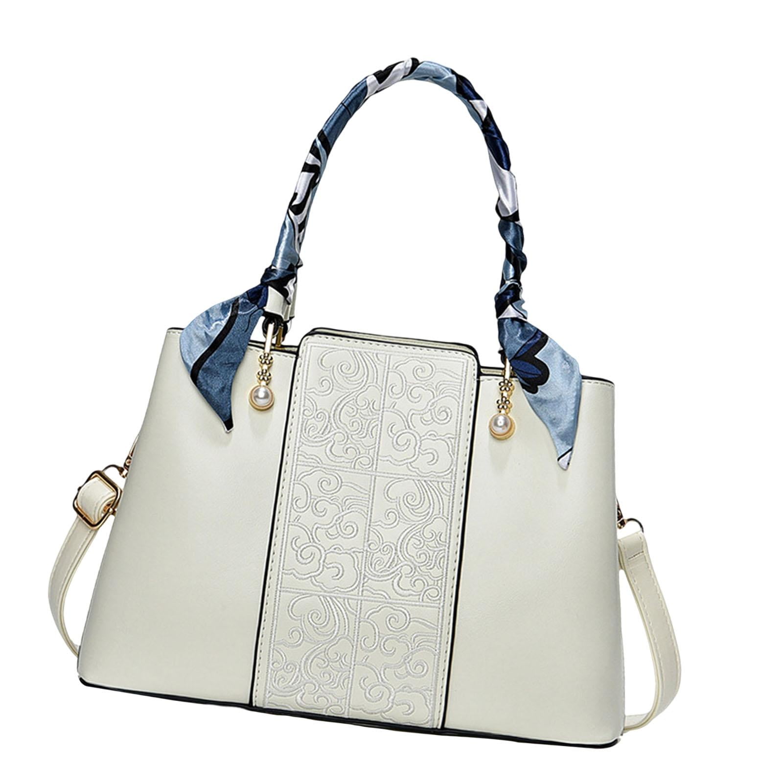 QccHieUs Handbag for Women Carrier Top Handle Bag for Wedding Daily Use ...