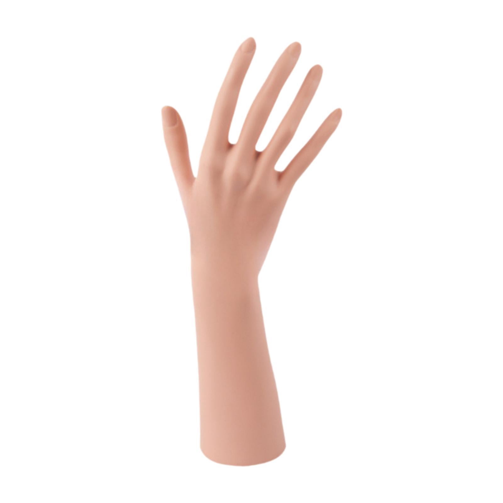 QccHieUs Mannequin Hand Practice Hand Portable Simulation Props Jewelry ...