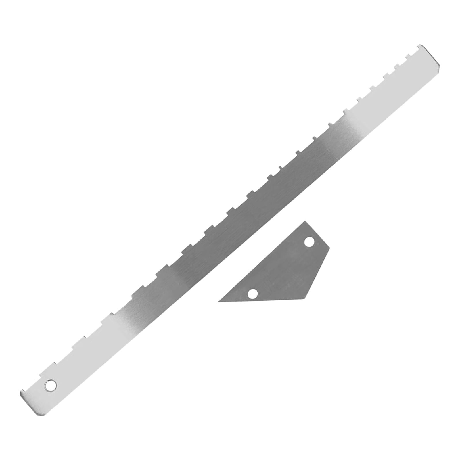 QccHieUs Multifunction Guitar Neck Gap Ruler Stainless Steel String ...