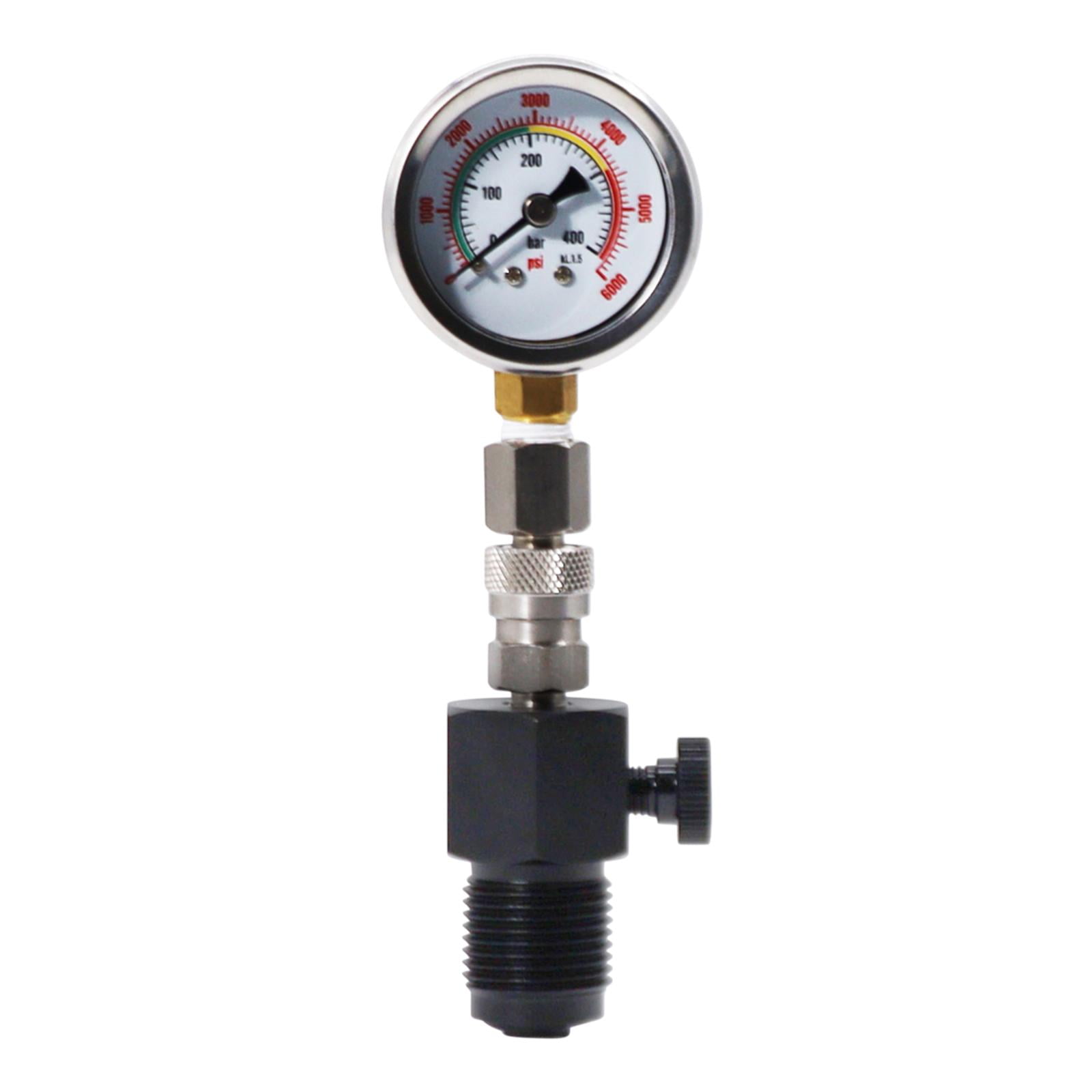 QccHieUs Scuba Tank Pressure Checker Compact Luminous 400Bar/6000PSI ...