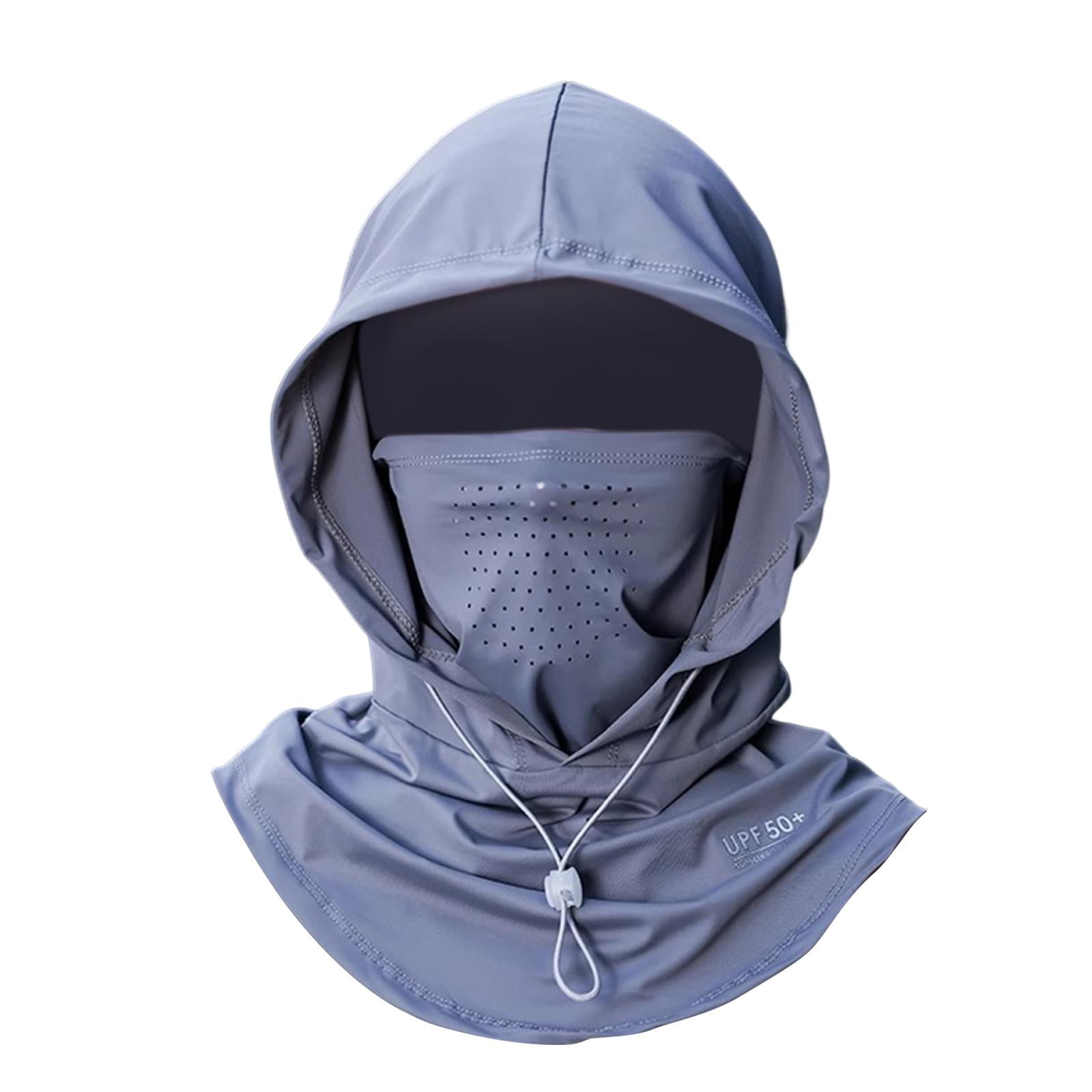 QccHieUs Summer Balaclava Face Cover Neck Flap Comfortable Breathable ...