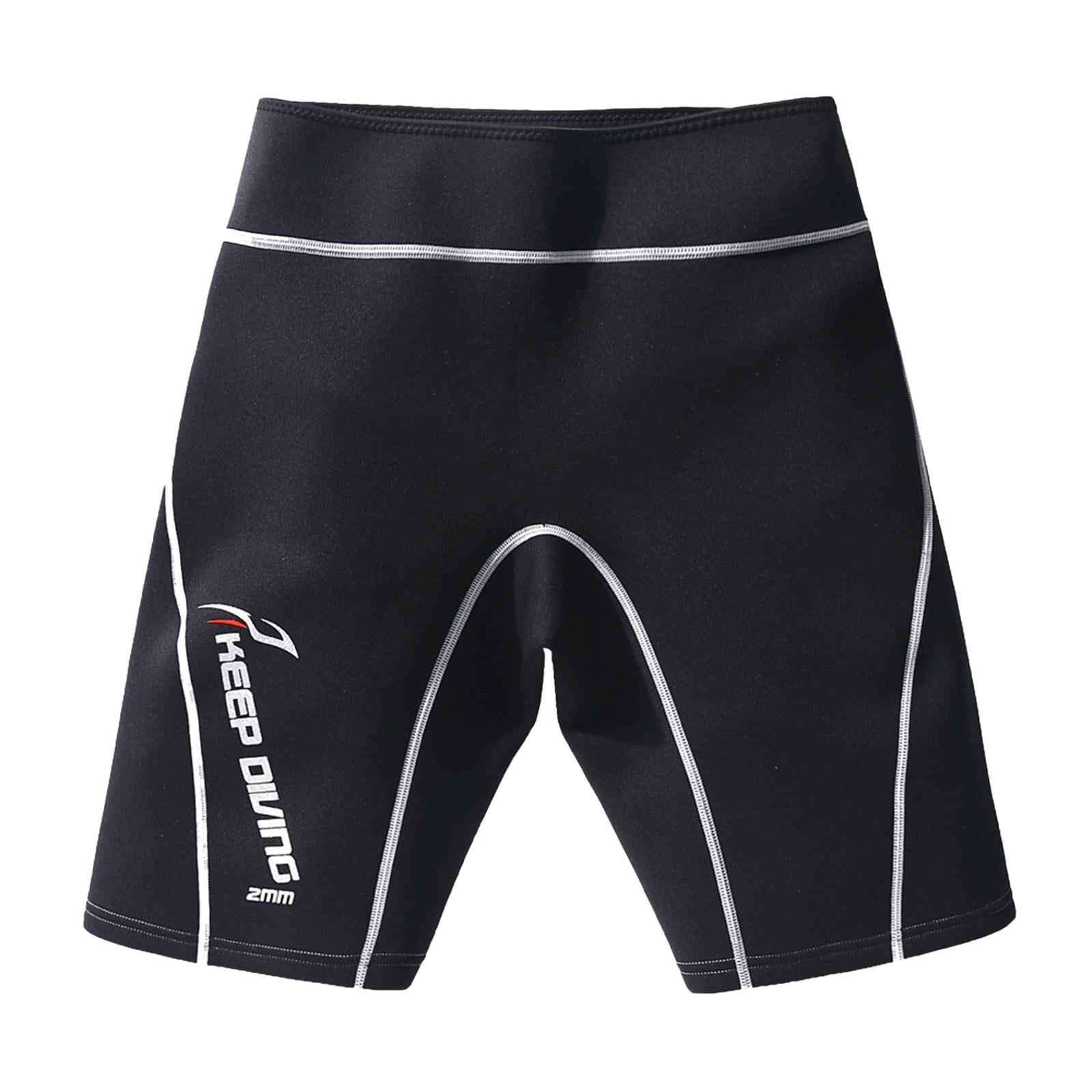 QccHieUs Women's Men's Neoprene Shorts 2mm Diving Shorts Keep Warm Swim ...
