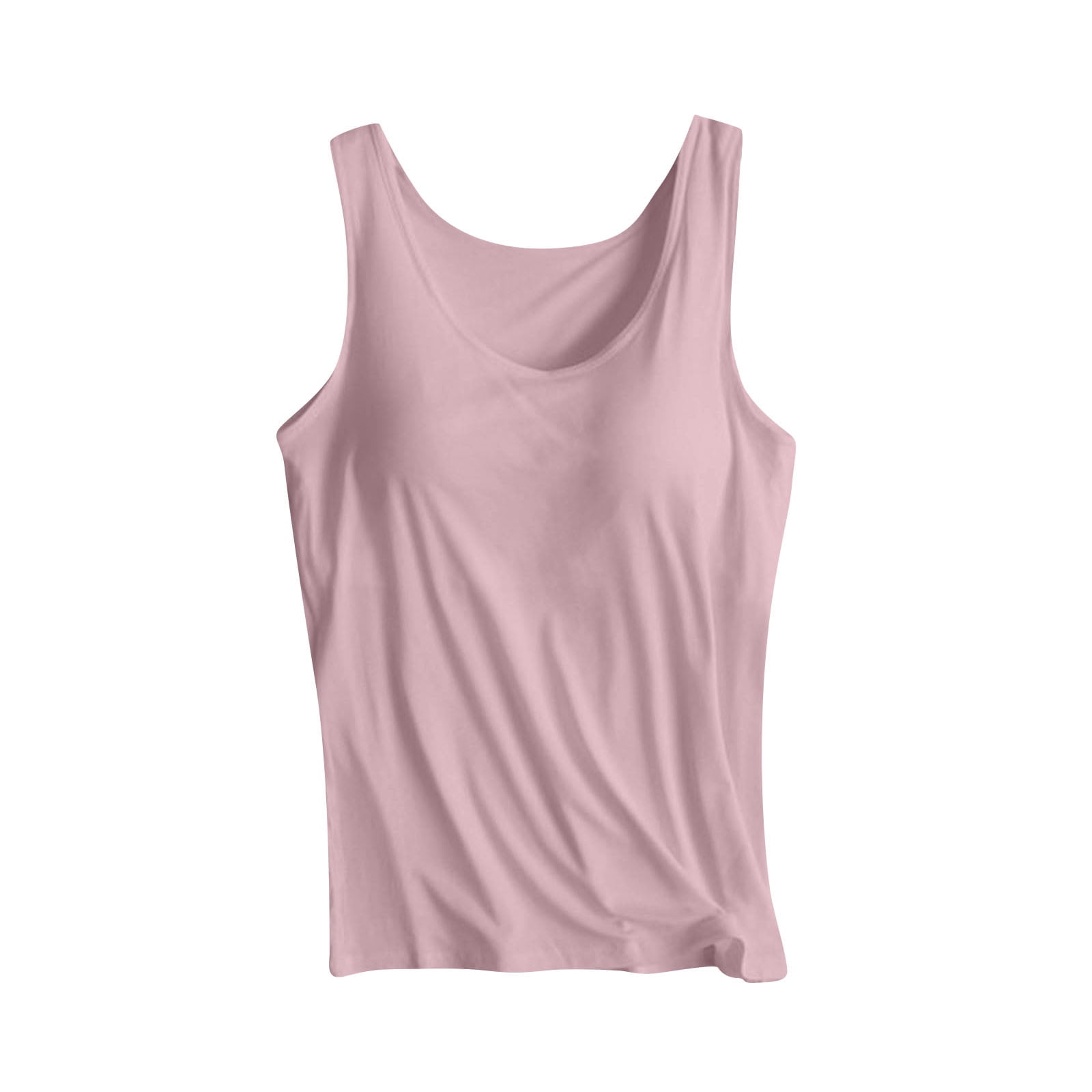 Qcmgmg Basic Layering Adjustable Spaghetti Strap Tank Tops Bra Solid ...