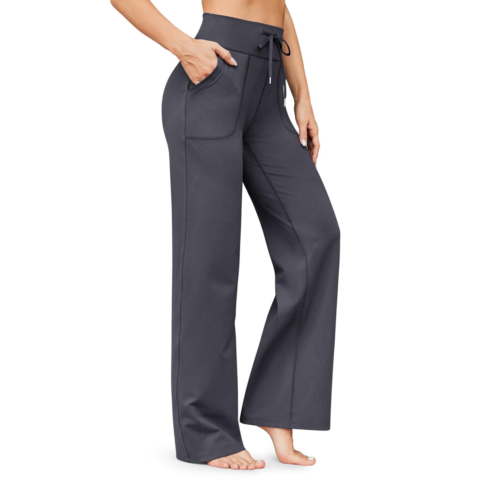 Qcmgmg Cargo Pants For Women Stretch High Waisted Casual Sweatpant Wide