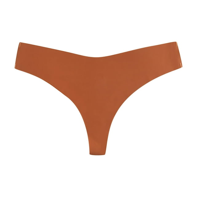 Qcmgmg Cute Underwear For Women Thong Sexy No Show Stretch Soft