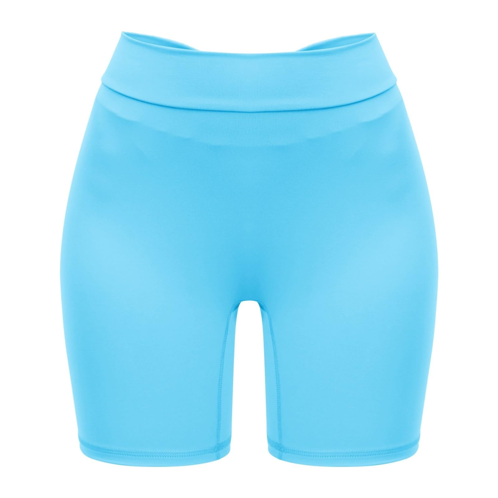 Qcmgmg Gym Shorts Women Scrunch High Waisted Exercise Butt Lifting Athletic Yoga Shorts Workout