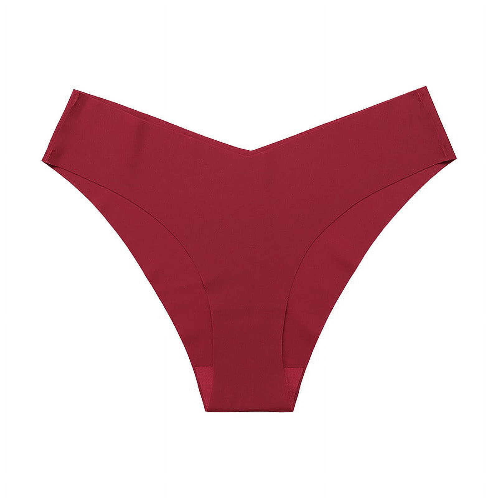 Qcmgmg Plus Size Thong Panties No Show T Back Low Rise Womens