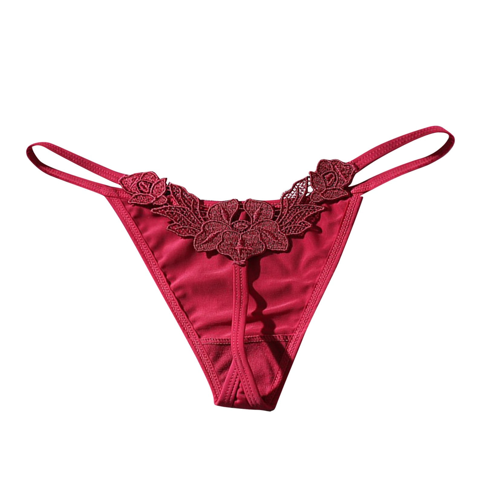 Qcmgmg Sexy Thongs String Sexy T Back Stretch Underwear For Women Low