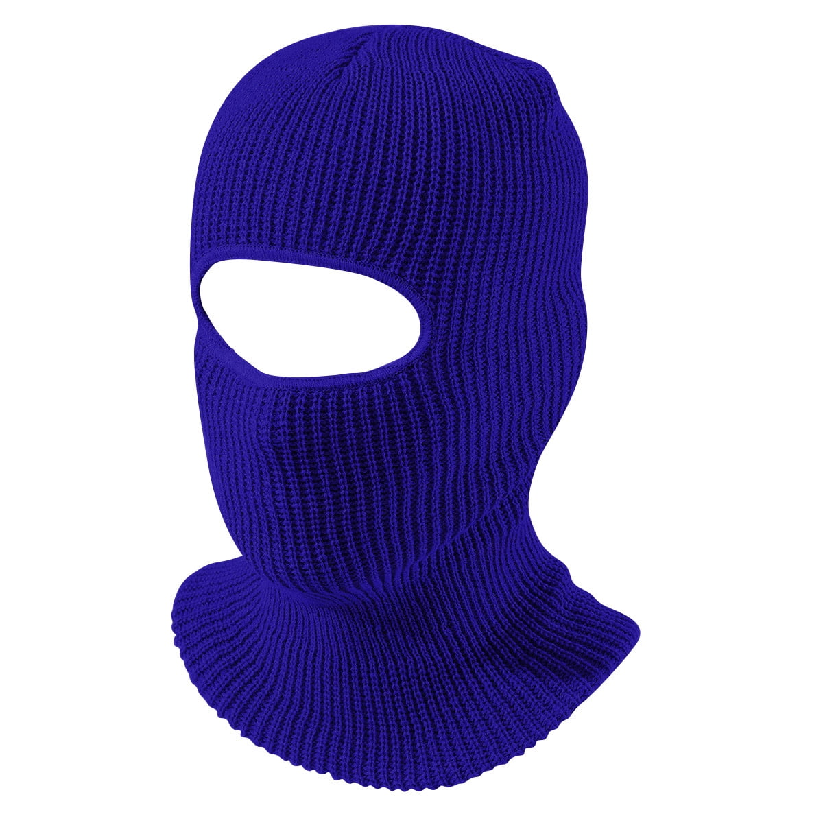Qcmgmg Skull Balaclava Face Mask 1 Hole Winter Black Ski Mask Full Face ...