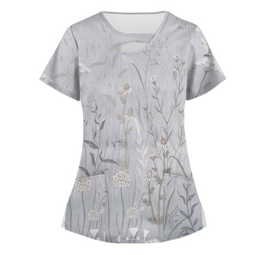 ScrubZone by Landau Women's V-Neck Scrub Top, Style 70221 - Walmart.com