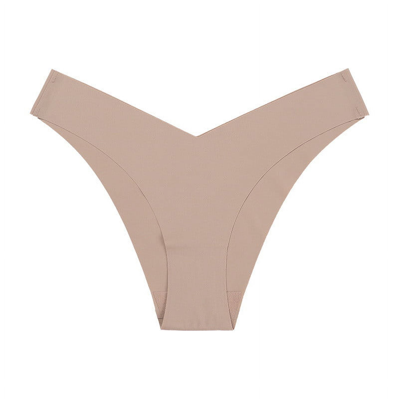 Qcmgmg Thong Underwear Women Stretch No Show Seamless Low Rise T Back