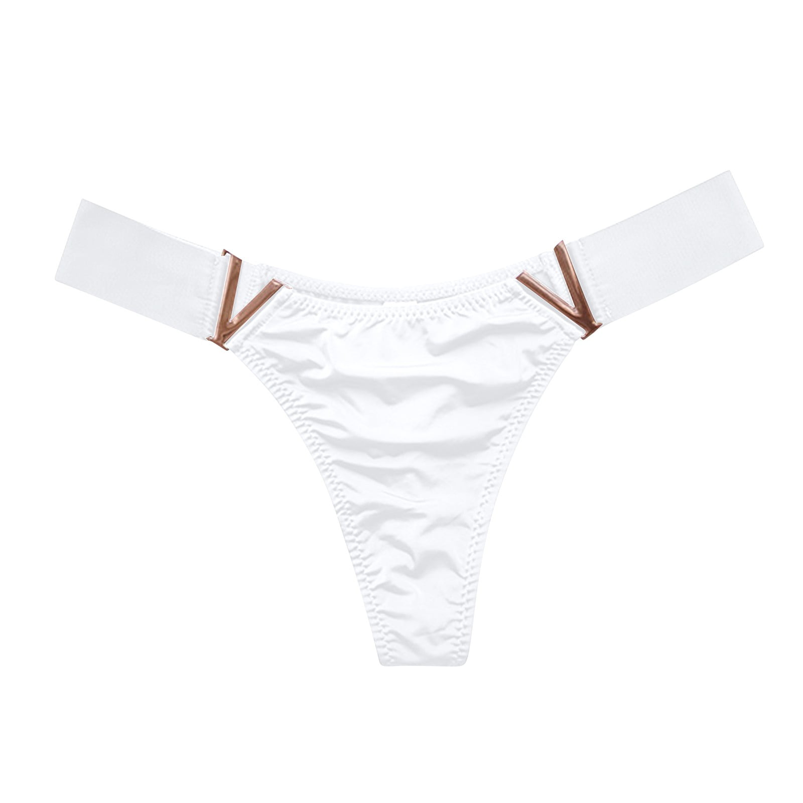 Qcmgmg Thongs For Women Plus Size Soft Seamless No Show Womens