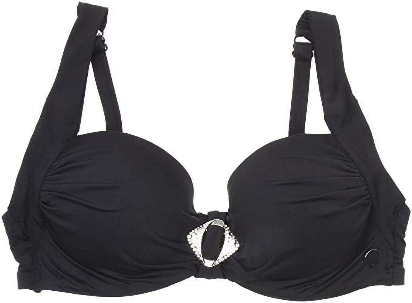 Panache Black Ava Underwire Bikini Swim Top, Size US 32FF - Walmart.com