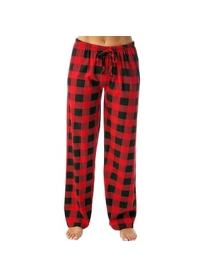 Girls Red Plaid Pajama Pants