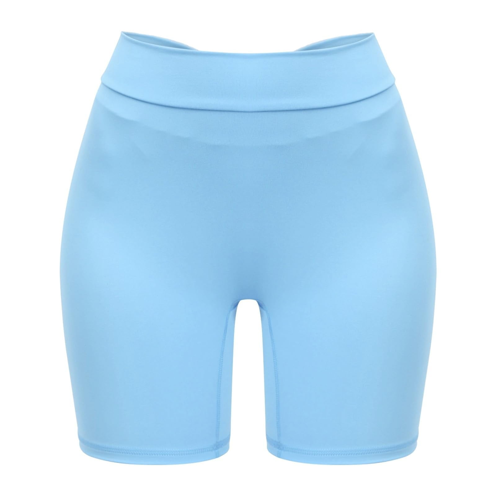 Qcmgmg Workout Shorts High Waisted Butt Lifting Summer Scrunch Yoga