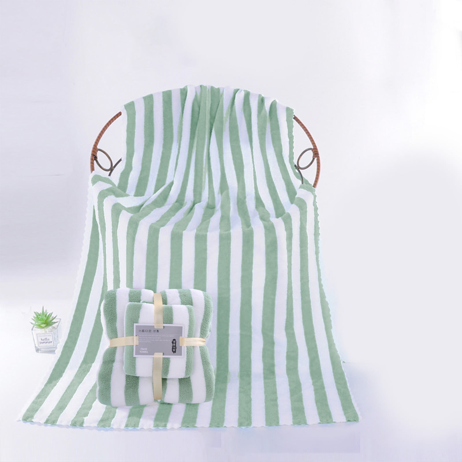 Qdahuk Coral Velvet Absorbent Bath Towels For Adults Face Towel Bath Towel Set Soft Comfortable ...