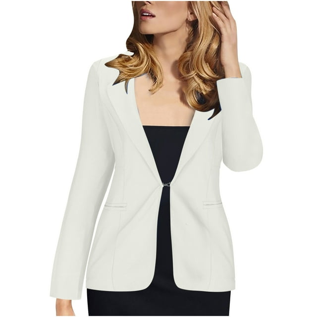Qeaghou Prime Deals Blazers For Women Business Casual Open Front Suit