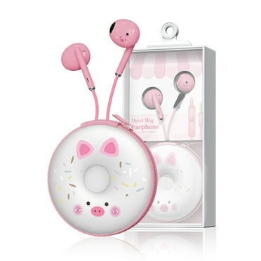 Qearfun Kids' Donut Earbuds, In-Ear Headphones with Microphone ...