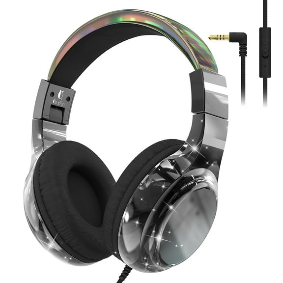 SIANA- Jbuddies Studio 2 Wired Kids Headphones - Black/Pink - Walmart.com