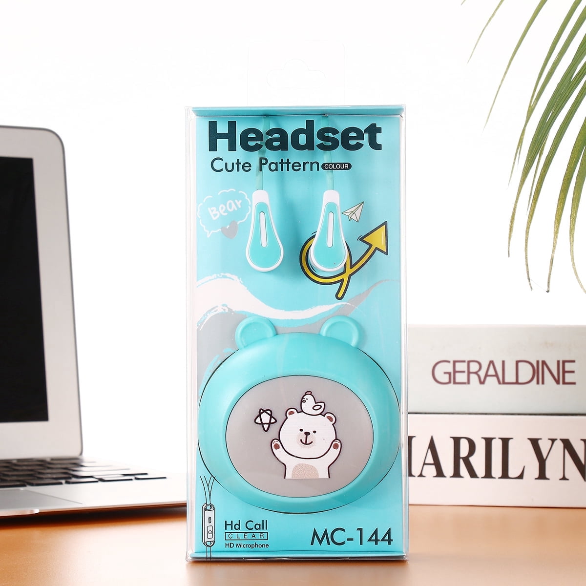 QearFun Cute Earbuds for Kids in-Ear Headphones,Kid Cable Wired Earbud ...