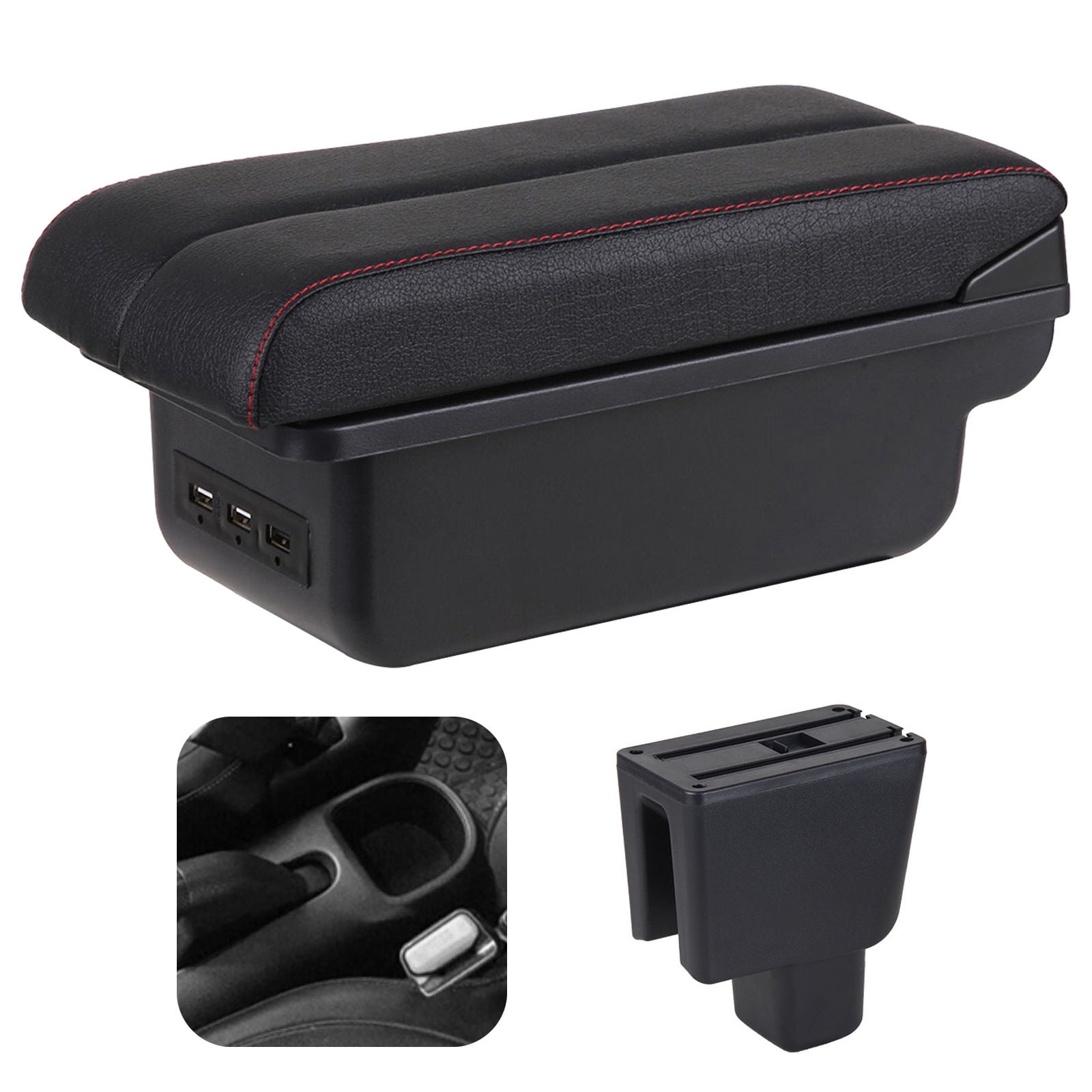 Qeeadeea Armrest Box For Honda BR-V 2015-2019 Car Interior Center ...