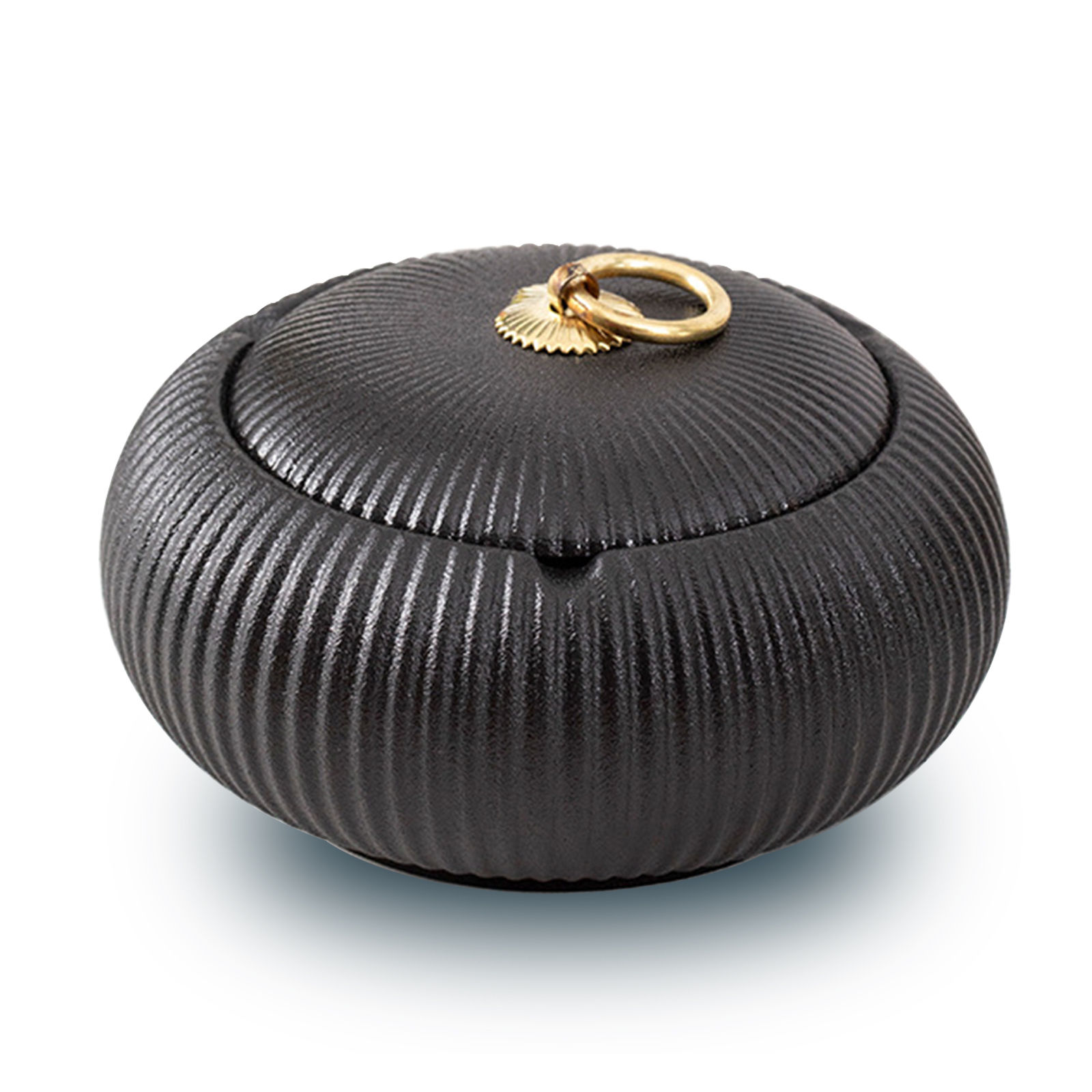 Qeeadeea/Ceramic Ashtray With Lid Windproof, Small Decorative Ashtray ...