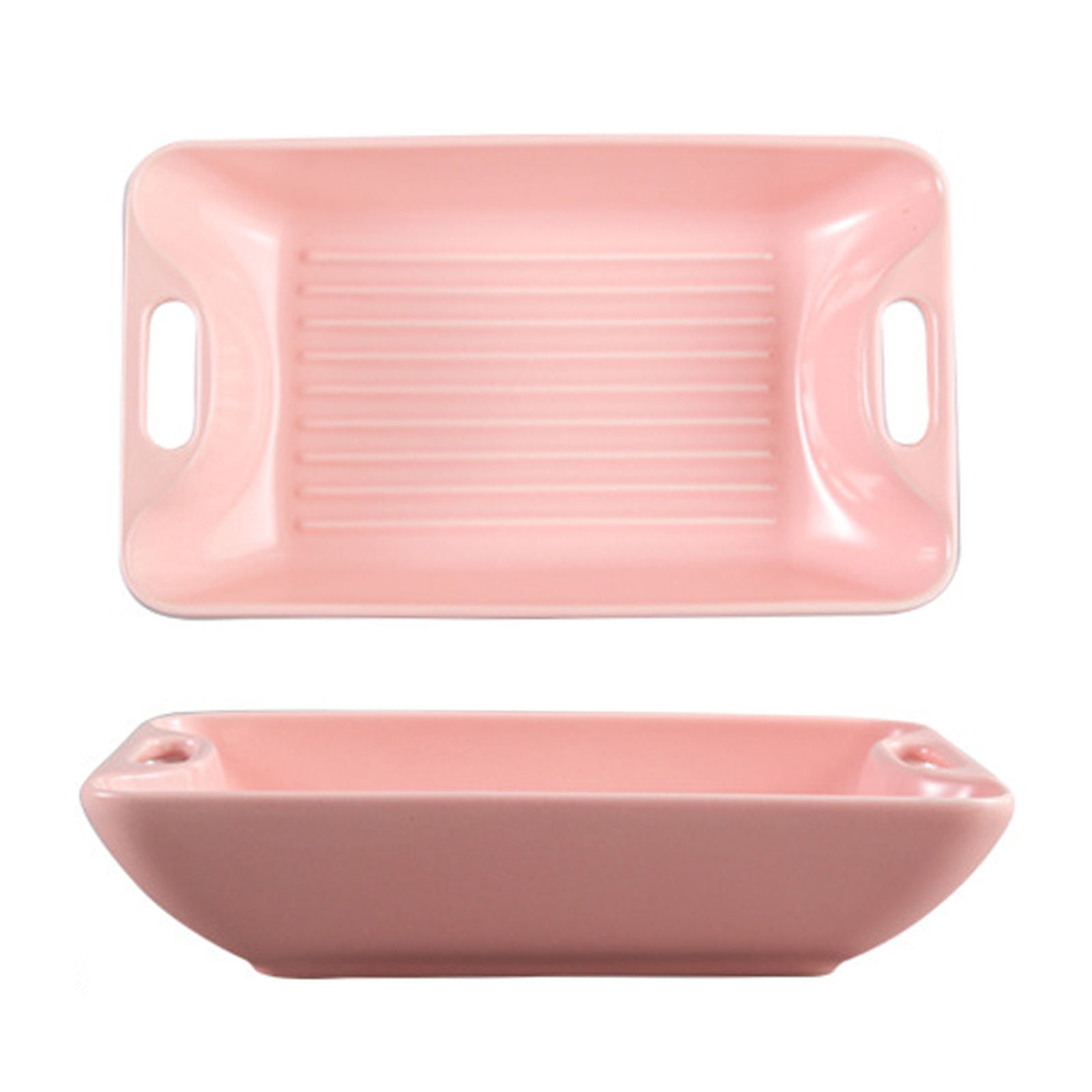 Qeeadeea Ceramic Baking Dishes For Oven, set of 2, 1 Quart Lasagna Pan ...