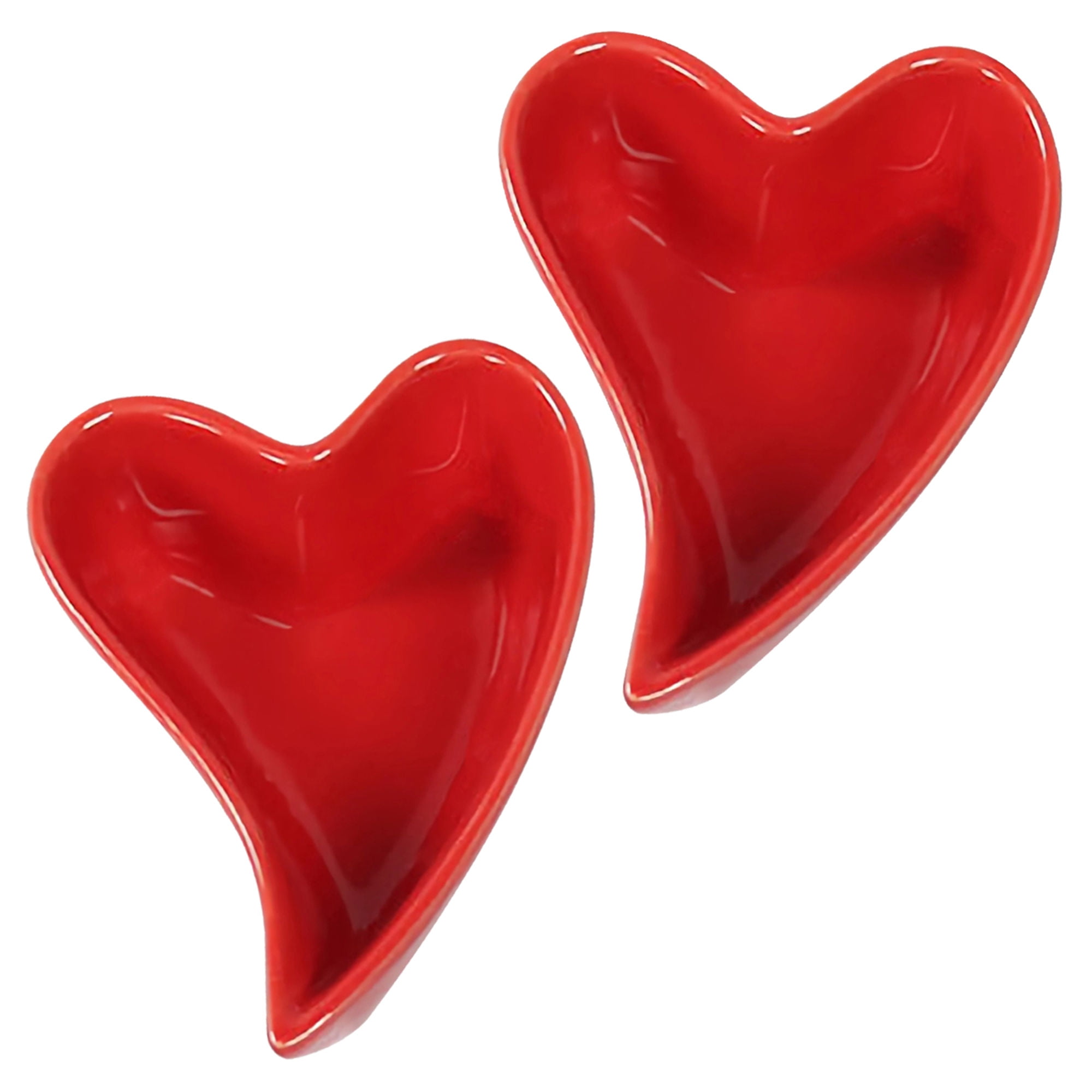 Qeeadeea Heart Shaped Ramekins 4 Oz Oven Safe, Creme Brulee Ramekins ...