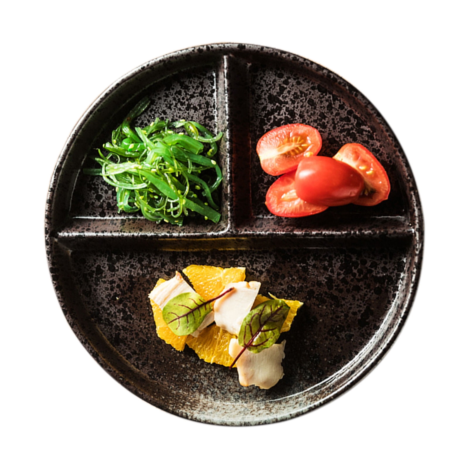 Qeeadeea Japaness Portion Control Plates, Divided Plates For Adults ...