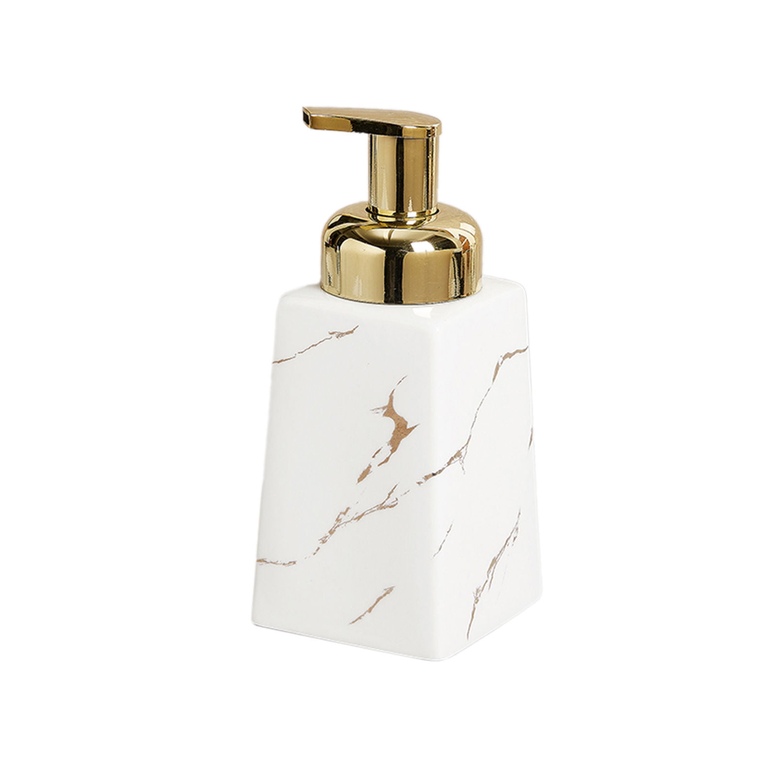 Qeeadeea/Marble Ceramic Foaming Soap Dispenser, Foam Soap Dispenser ...