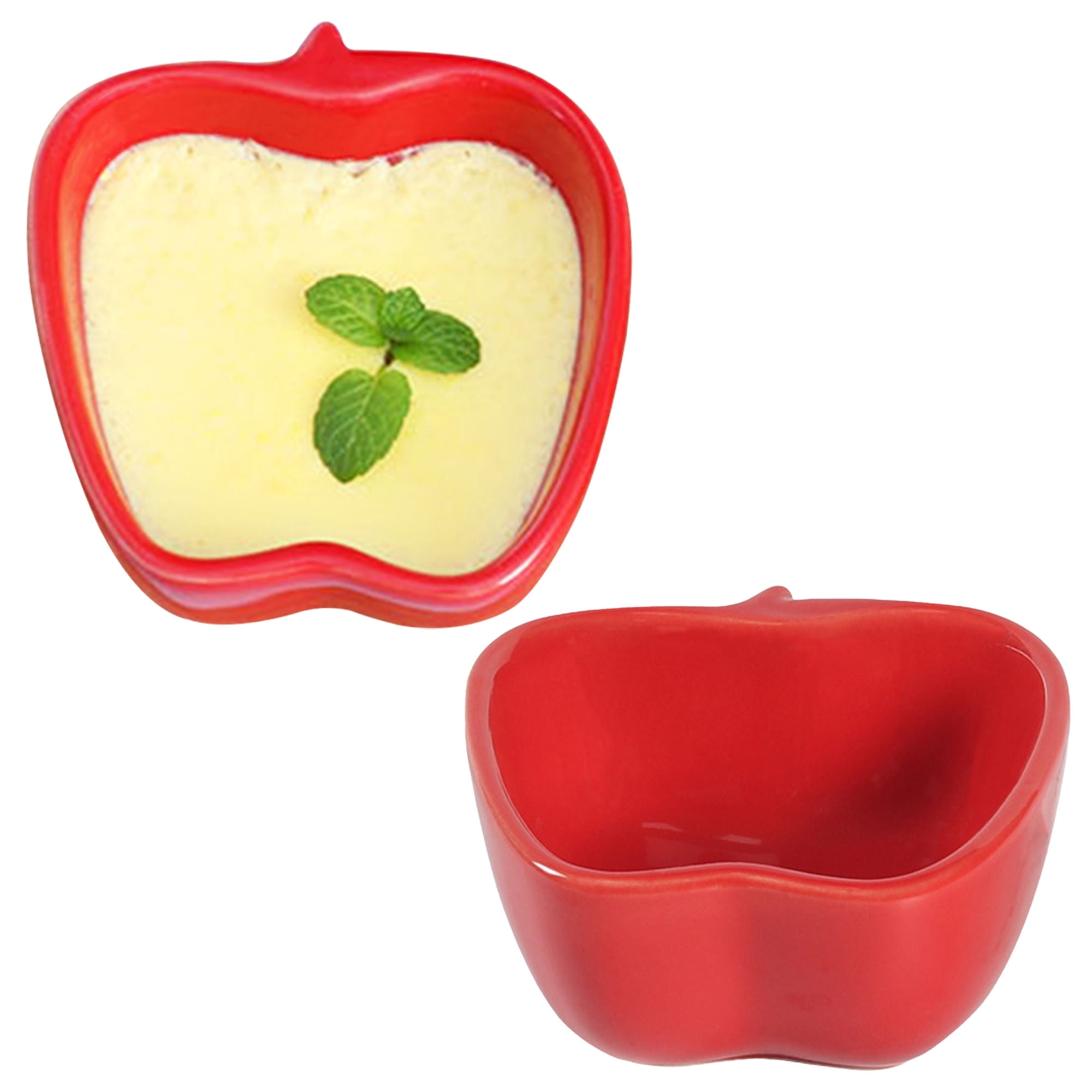 Qeeadeea Ramekins 4 Oz Oven Safe, Creme Brulee Ramekins, Souffle Cups ...