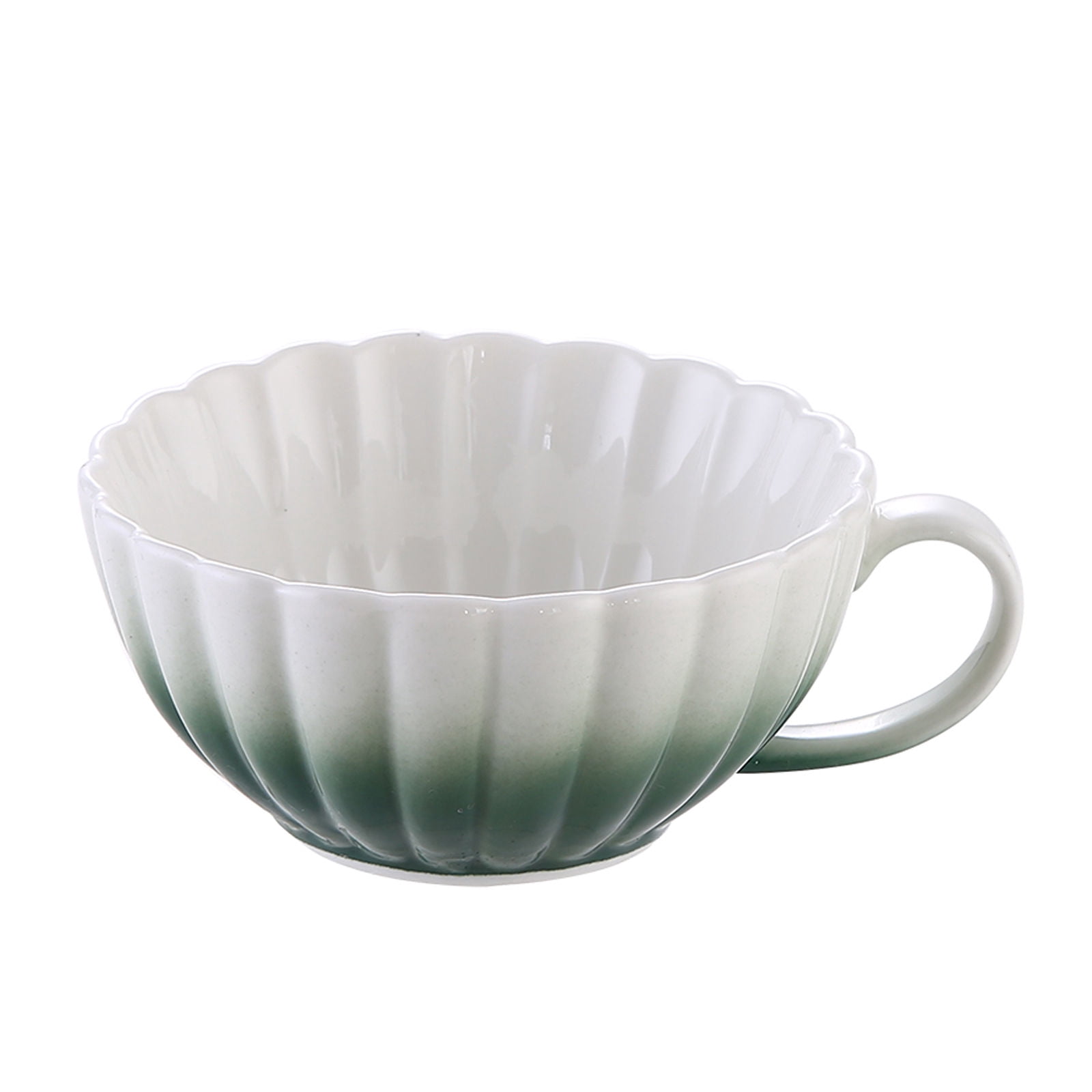 Qeeadeea Small Ceramic Soup Cup, Breakfast Bowl With Handle, Coffee ...
