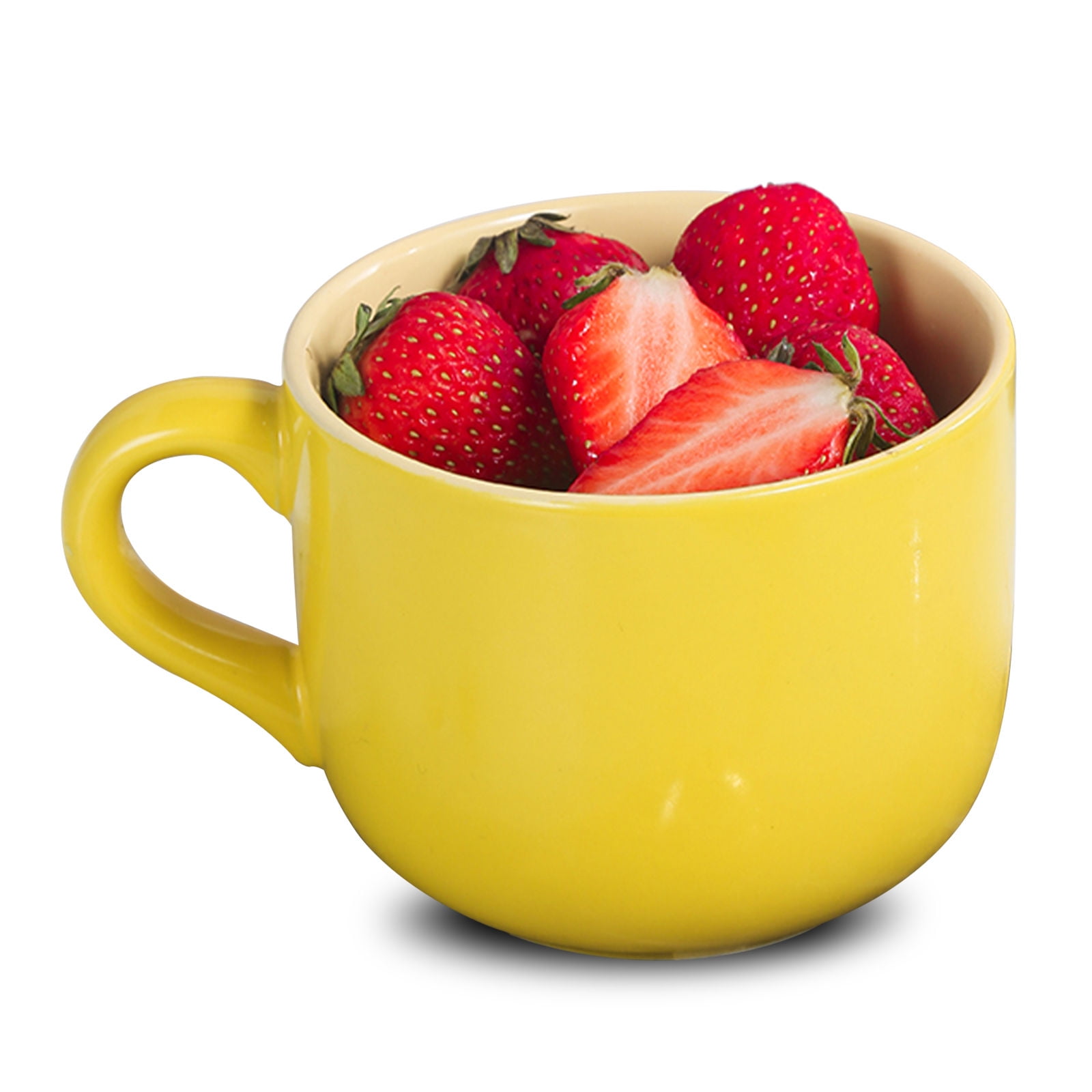 Qeeadeea Soup Cup With Handle, Breakfast Bowl For Ice Cream, Dessert ...