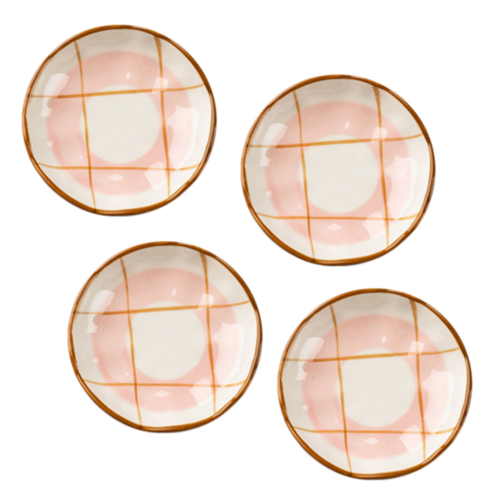 Qeeadeea Soy Sauce Dish Set Of 4, Small Bowls For Side Dishes, Small ...